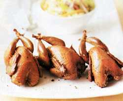 Oolong-Tea-Smoked Quail - - New York Magazine